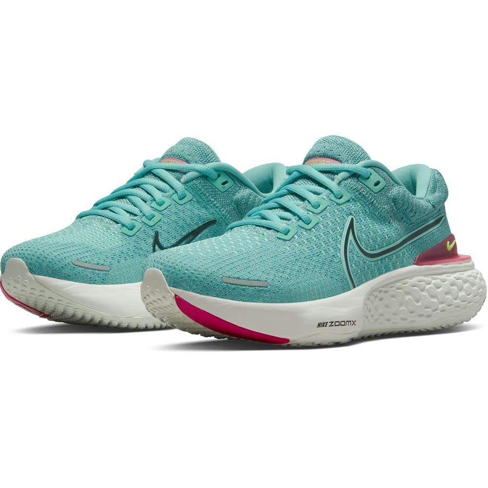 Nike Women's ZoomX Invincible Run FK 2 (Washed Teal/Pink Prime/Barely, us_Footwear_Size_System, Adult, Women, Numeric, Medium, Numeric_8)