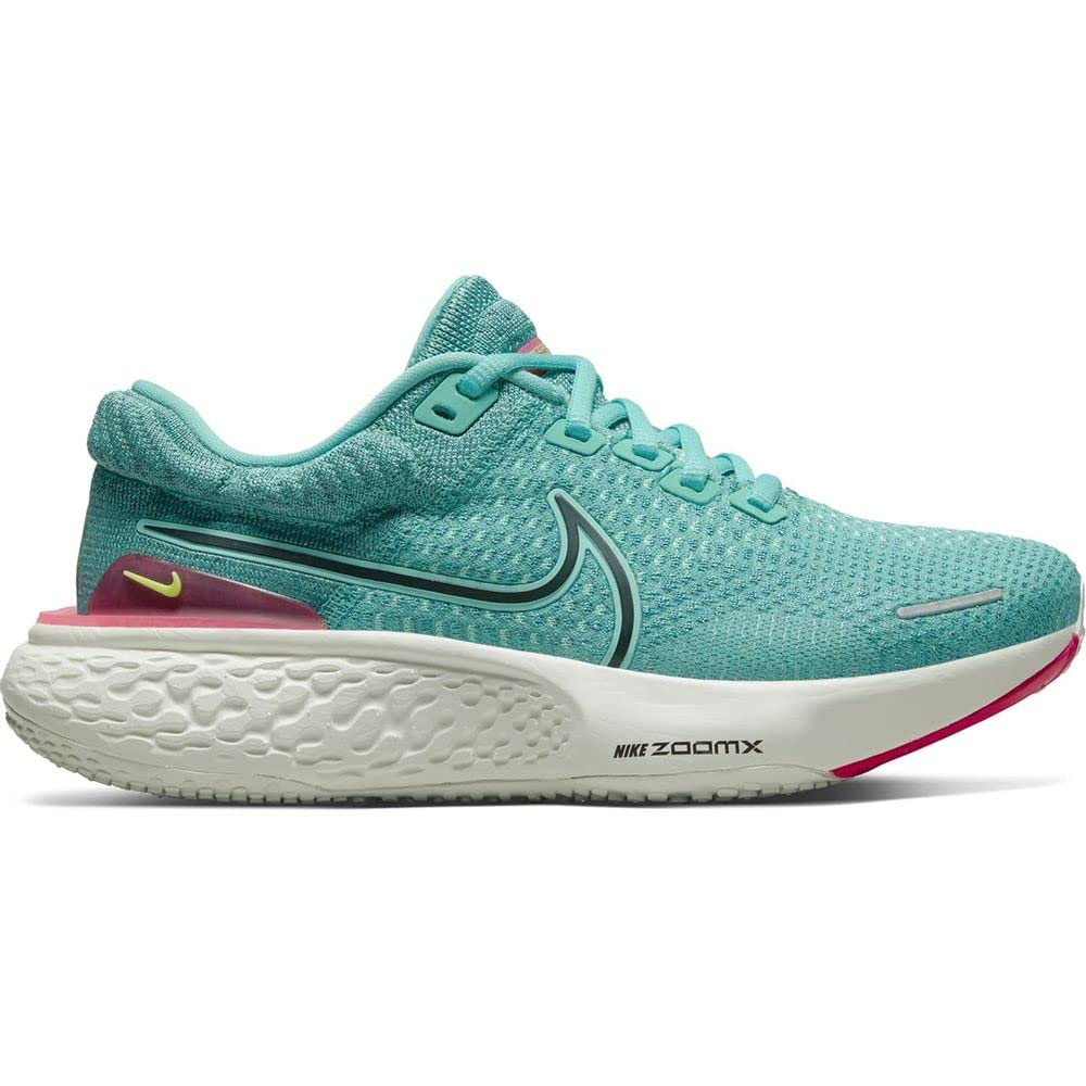 Nike Women's ZoomX Invincible Run FK 2 (Washed Teal/Pink Prime/Barely, us_Footwear_Size_System, Adult, Women, Numeric, Medium, Numeric_8)