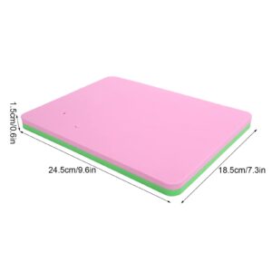 Fondant Foam Pad, Rectangular Fondant Cake Sponge Pad Mat with 5 Holes for Cake Decoration DIY Paste/Sugar Flower/Gum/Chocolate/Clay Modelling Tools Drying Tray(9.6x7.3 inch)