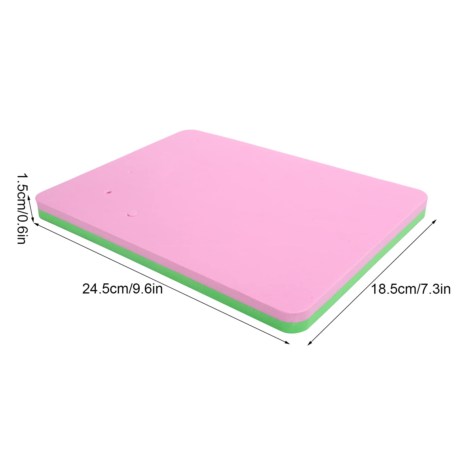 Fondant Foam Pad, Rectangular Fondant Cake Sponge Pad Mat with 5 Holes for Cake Decoration DIY Paste/Sugar Flower/Gum/Chocolate/Clay Modelling Tools Drying Tray(9.6x7.3 inch)