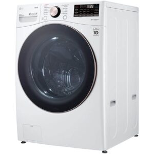 LG 4.5 Cubic Feet Ultra Large Capacity Smart Wi-Fi Enabled Front Load Washer with TurboWash 360-Degree Technology and Built-In Intelligence (White)