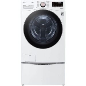 LG 4.5 Cubic Feet Ultra Large Capacity Smart Wi-Fi Enabled Front Load Washer with TurboWash 360-Degree Technology and Built-In Intelligence (White)