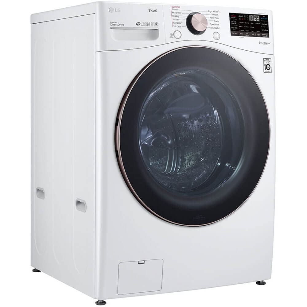 LG 4.5 Cubic Feet Ultra Large Capacity Smart Wi-Fi Enabled Front Load Washer with TurboWash 360-Degree Technology and Built-In Intelligence (White)