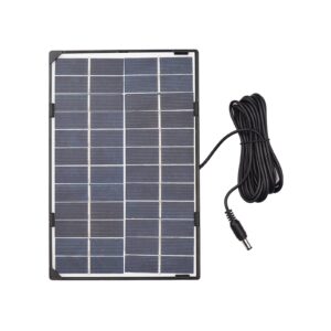 andoer 6w 12v solar panel for outdoor security camera solar cell with 10ft dc output diy waterproof solar panel for street light garden lamp home fan pump