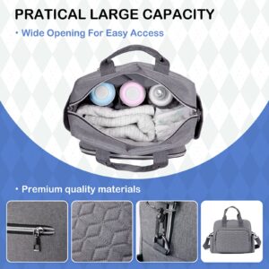 Diaper Bag Tote Mommy Bag - Corssbody Diaper Bag Shoulder Bag for Labor and Delivery, Large Capacity Waterproof Baby Bag for Mom Travel, Baby Necessities Bag