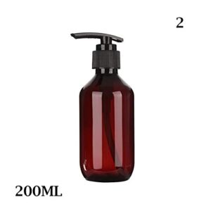 fkjlun soap dispenser pump 100/150/200/300/400/500ml foaming bottle liquid soap whipped mousse points bottling shampoo lotion shower gel foam pump bottles hand lotion bottle (color : 200ml)