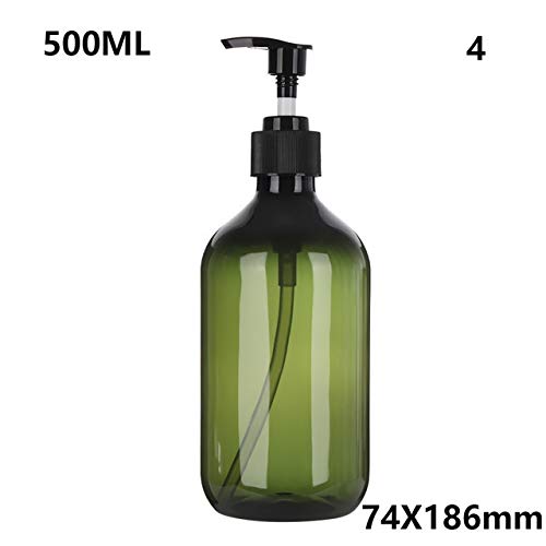 FKJLUN Soap Dispenser Pump 100/200/500ML Foaming Bottle Liquid Soap Whipped Mousse Points Bottling Shampoo Lotion Home Shower Gel Foam Pump Bottles Hand Lotion Bottle (Color : Clear)