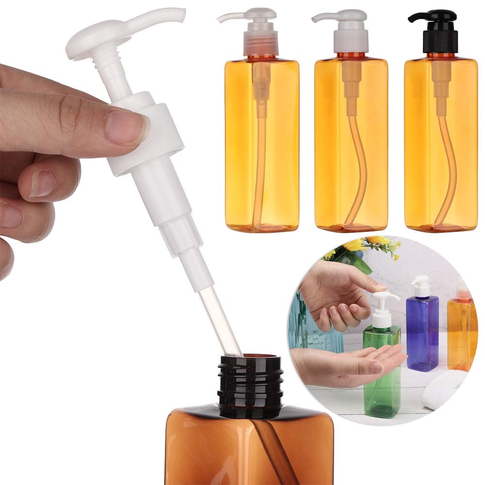 FKJLUN Soap Dispenser Pump 250ml Foaming Bottle Liquid Soap Whipped Mousse Points Bottling Shampoo Lotion Shower Soap Dispensers Gel Foam Pump Bottles 5Colors Hand Lotion Bottle (Color : Brown 1)