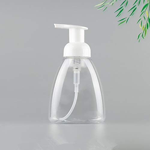 FKJLUN Soap Dispenser Pump 1PCS 300ML Clear Foaming Bottle Foaming Soap Dispenser Pump Soap Mousses Liquid Dispenser Shampoo Lotion Shower Gel Foam Bottles Hand Lotion Bottle (Color : Transparent)