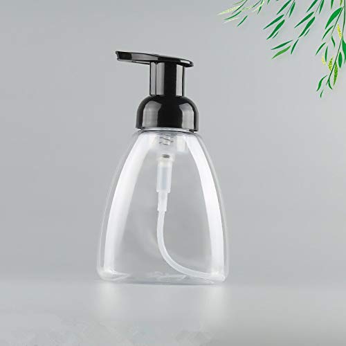 FKJLUN Soap Dispenser Pump 1PCS 300ML Clear Foaming Bottle Foaming Soap Dispenser Pump Soap Mousses Liquid Dispenser Shampoo Lotion Shower Gel Foam Bottles Hand Lotion Bottle (Color : Transparent)