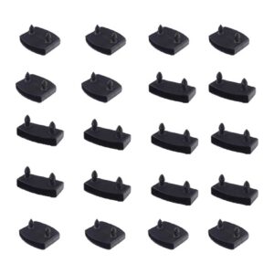 xiaonan 20pcs 53mm x 9mm plastic bed slat cover replacement holders end caps+centre caps for holding securing wooden slats bed base,10pcs end caps + 10pcs centre caps