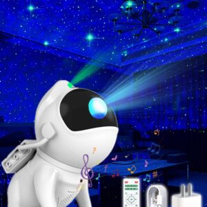 FLEWKEN Space Dog Star Projector - Space Buddy - Astronaut Galaxy Projector Starry Voyager Nebula Ceiling LED Lamp with Timer and Remote, for Gaming Room Decor, Christmas Gift for Kids Adults