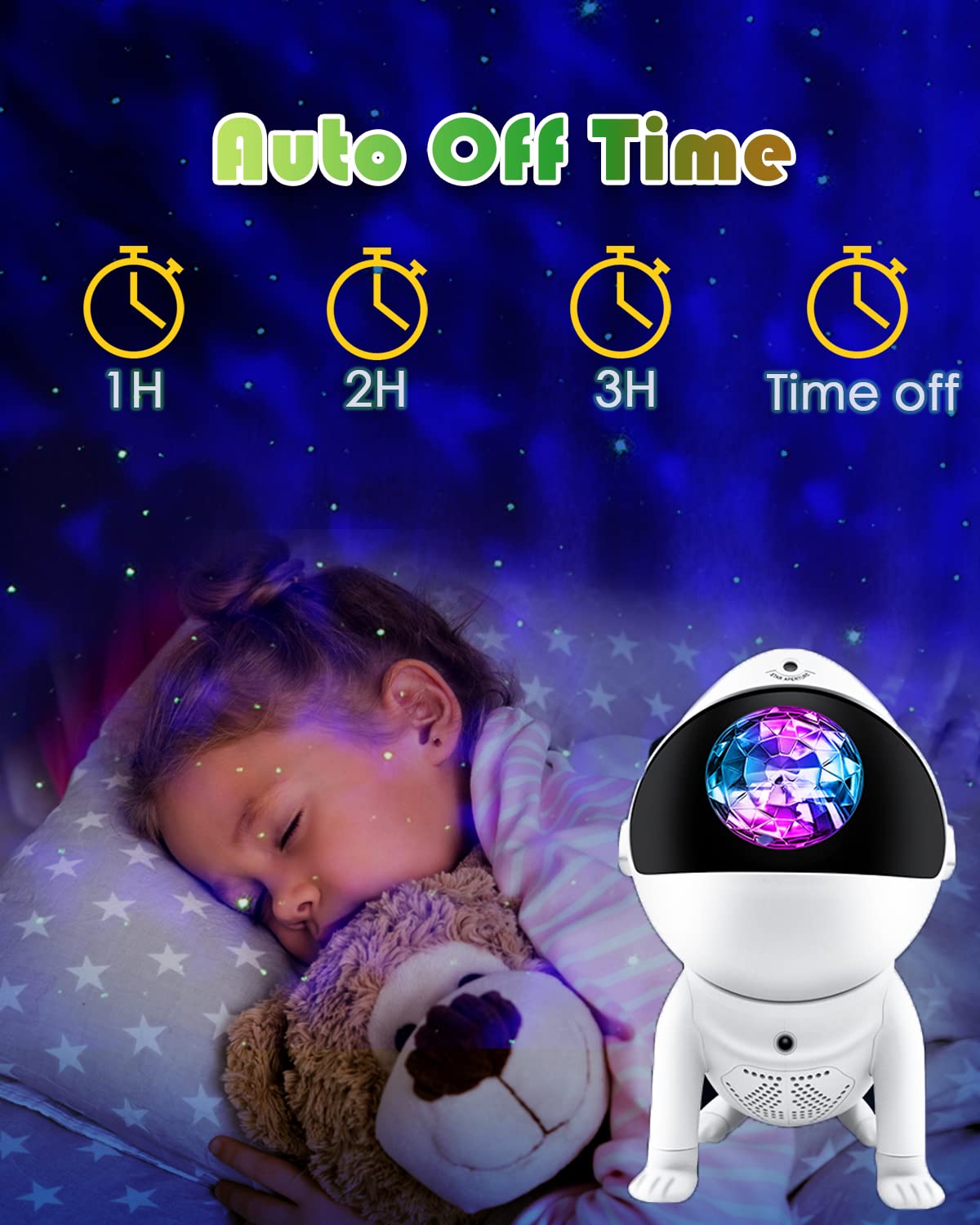 FLEWKEN Space Dog Star Projector - Space Buddy - Astronaut Galaxy Projector Starry Voyager Nebula Ceiling LED Lamp with Timer and Remote, for Gaming Room Decor, Christmas Gift for Kids Adults