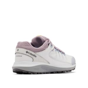 Columbia Women's Trailstorm Waterproof, Grey Ice/Shale Mauve, 9