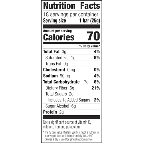 Fiber One 70 Calorie Soft-Baked Bars, Cinnamon Coffee Cake, 18 ct