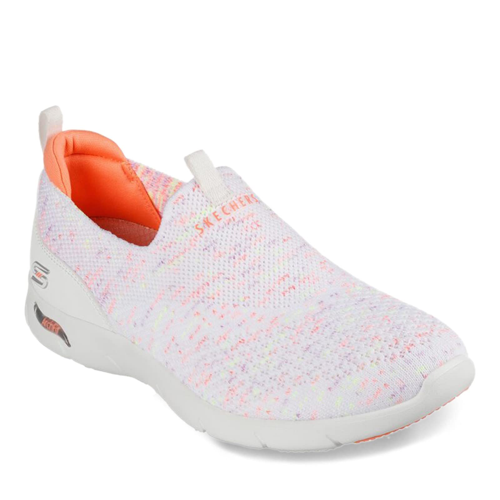 Skechers Sport Active Arch Fit Refine SneakerAll Heart Womens Slip On 65 BM US WhiteMulti