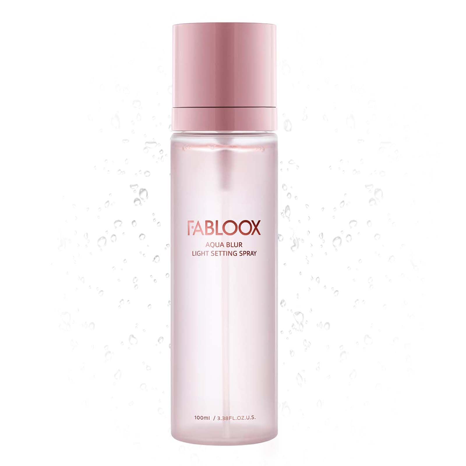 FABLOOX Aqua Blur Light Setting Spray for Makeup, Lightweight Hydrating Setting Mist for Dry or Oily Skin, Long Lasting Waterproof Matte Finishing Spray Up To 16 Hr, Vegan & Cruelty Free, 3.38 Fl Oz