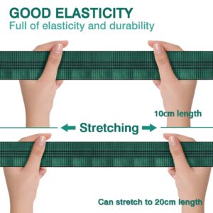 QQCASE Sofa Elastic Webbing, Stretch Latex Band, Furniture Repair DIY Upholstery Modification, Lawn Chair Couch Material Replacement, Spring Alternative -3 Inch Wide x 60 Ft Long,1 Roll Green.