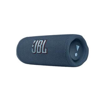 JBL Flip 6 - Waterproof Portable Bluetooth Speaker, Powerful Sound and deep bass, IPX7 Waterproof, 12 Hours of Playtime with Megen Hardshell Case - Blue