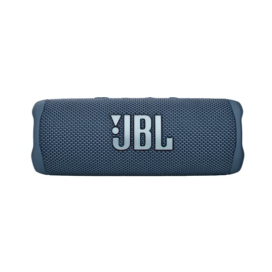 JBL Flip 6 - Waterproof Portable Bluetooth Speaker, Powerful Sound and deep bass, IPX7 Waterproof, 12 Hours of Playtime with Megen Hardshell Case - Blue