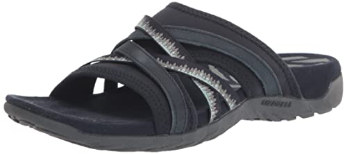 Merrell Women's Terran 3 Cush Slide Sandal, Navy, 7 Wide