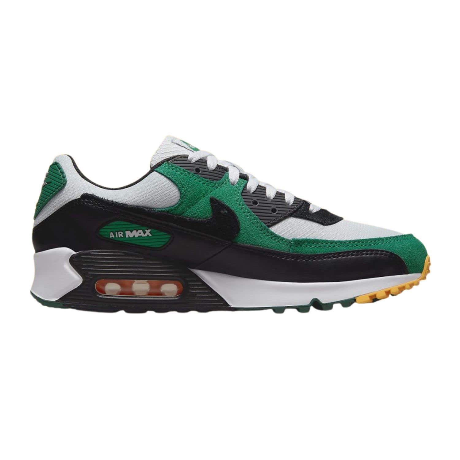 Nike Air Max 90 Mens Shoe Size-8.5,Platinum/Black/Green