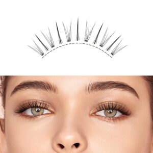 Individual Lashes Manga Lashes Individual Cluster Lashes 320pcs Mixed Pack, DIY Eyelash Extensions 5-16mm Mixed Length zenotti False Eyelashes Natural Look Reusable Super Thin Band C Curl Lower Bottom Lash Fairy Style A Shape Fish Tail Mixed Lash Clusters