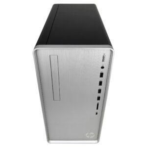 HP Pavilion TP01 Tower Desktop Computer - AMD Ryzen 3 5300G 4-Core up to 4.20 GHz Processor, 16GB DDR4 RAM, 256GB NVMe SSD + 4TB HDD, AMD Radeon Graphics, No Optical Drive, Windows 11 Home