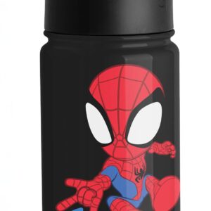 Simple Modern Spiderman Kids Water Bottle with Straw Lid | Marvel Insulated Stainless Steel Reusable Tumbler Gifts for School, Toddlers, Boys | Summit Collection | 14oz, Spidey Kid