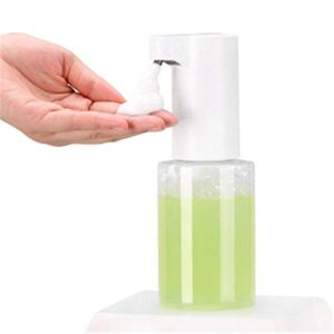 soap dispenser pump automatic induction foam soap dispenser intelligent sensor foam liquid soap dispenser smart auto touchless portable hand washer hand lotion bottle ( color : battery new 350ml )