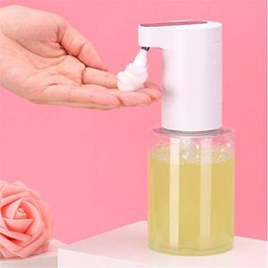 Soap Dispenser Pump Automatic Induction Foam Soap Dispenser Intelligent Sensor Foam Liquid Soap Dispenser Smart Auto Touchless Portable Hand Washer Hand Lotion Bottle ( Color : Battery NEW 350ML )