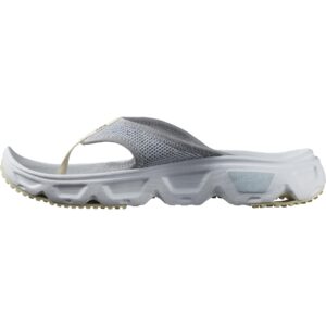 SALOMON Women's Walking Loafer, Pearl Blue White Bleached Sand, 9.5