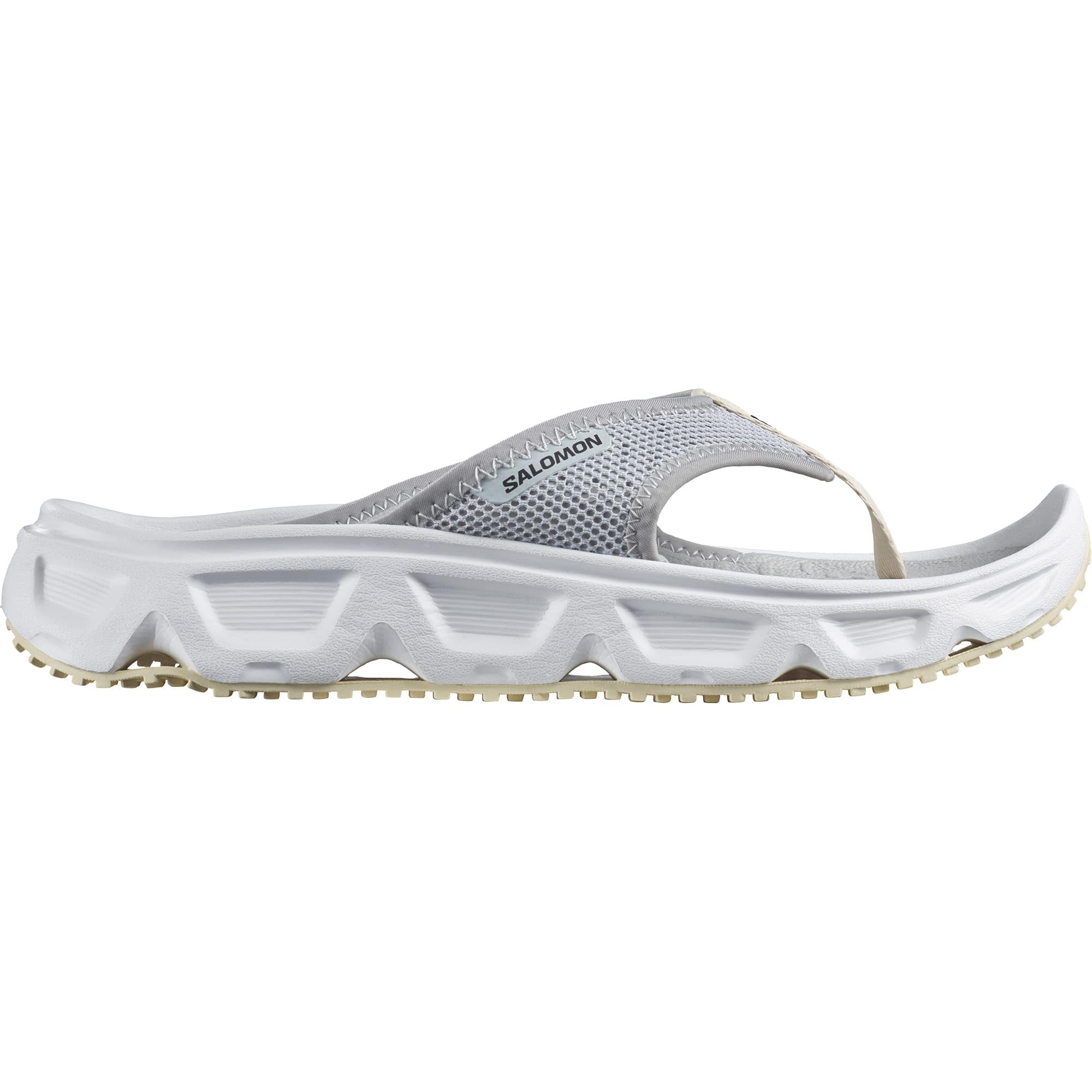 SALOMON Women's Walking Loafer, Pearl Blue White Bleached Sand, 9.5