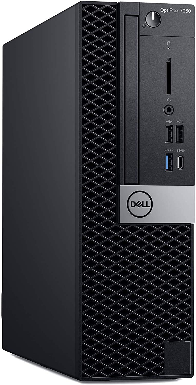 Dell OptiPlex 7060-SFF, Core i7-8700 3.2GHz, 32GB RAM, 500GB M.2-NVMe, DVD, Windows 10 Pro 64bit, (Windows 11 Compatible), (Renewed)