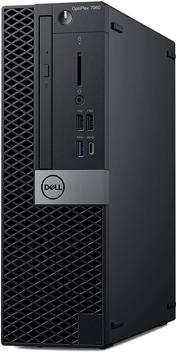 Dell OptiPlex 7060-SFF, Core i7-8700 3.2GHz, 32GB RAM, 500GB M.2-NVMe, DVD, Windows 10 Pro 64bit, (Windows 11 Compatible), (Renewed)