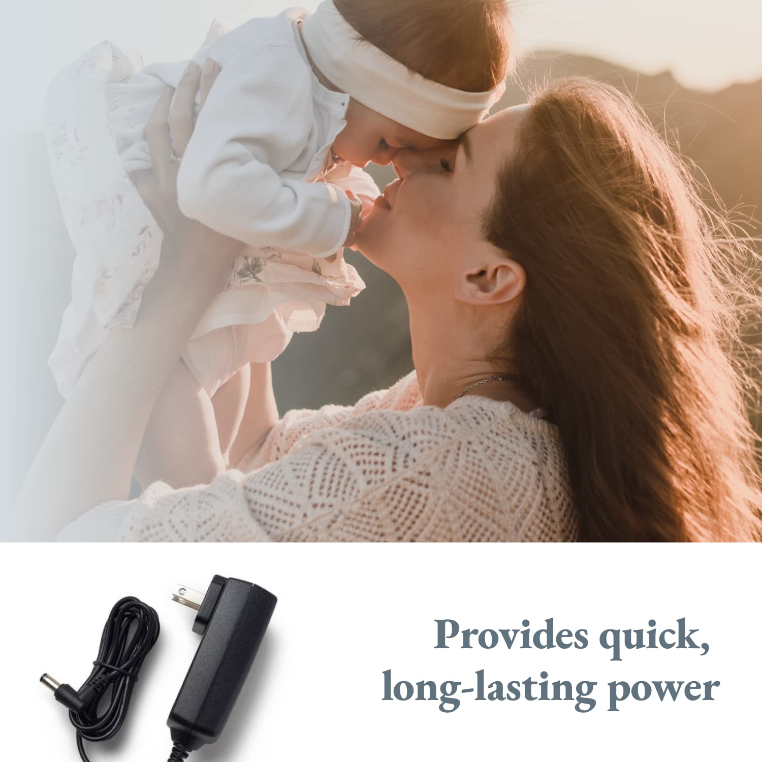 Ameda MYA Joy Breast Pump Power Adapter, Universal Plug in North America (US), Baby Essentials, Breastfeeding Supplies