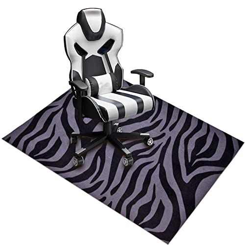 DELAM Office Chair Mat for Hardwood Floor & Tile Floor, Under Desk Chair Mats for Rolling Chair, Computer Chair Mat for Gaming, Large Anti-Slip Floor Protector Rug, Not for Carpet, 47"x35", Pattern