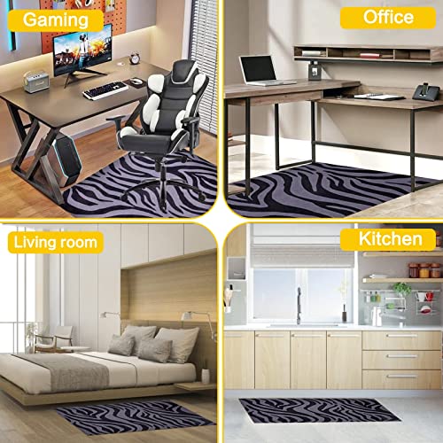 DELAM Office Chair Mat for Hardwood Floor & Tile Floor, Under Desk Chair Mats for Rolling Chair, Computer Chair Mat for Gaming, Large Anti-Slip Floor Protector Rug, Not for Carpet, 47"x35", Pattern