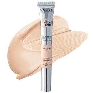 lamel smartskin brightening concealer - infused with hyaluronic acid - age rewind, moisturizing, vegan formula - brightening & protection, 401-0,5 fl.oz