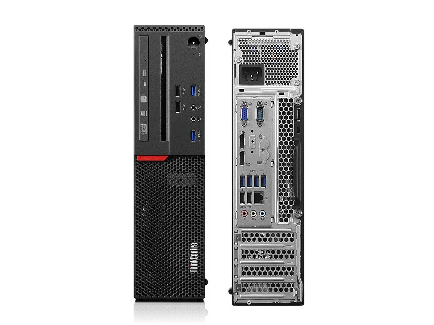 Lenovo ThinkCentre M800 SFF Desktop Computer PC, Intel Core i7-6700 3.40GHz, 32GB DDR4 RAM,New 1TB SSD, Built-in WiFi BT,DVD-RW,Wireless Keyboard Mouse,Windows 10 Pro (Renewed)