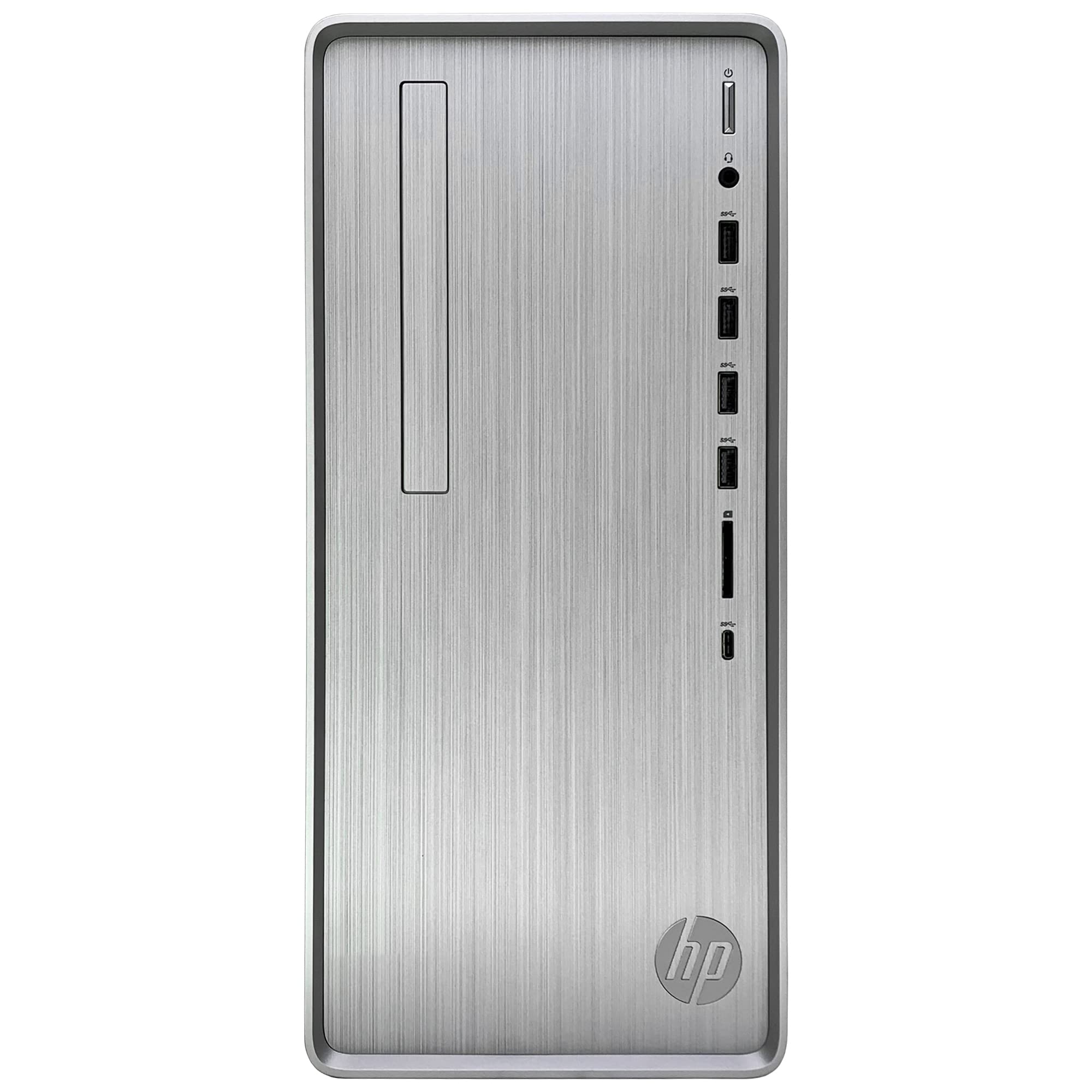 HP Pavilion TP01 Tower Desktop Computer - AMD Ryzen 3 5300G 4-Core up to 4.20 GHz Processor, 32GB DDR4 RAM, 1TB NVMe SSD + 1TB HDD, AMD Radeon Graphics, No Optical Drive, Windows 11 Home