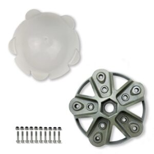 mars rock small wind turbine wheel hub and cap with 5 vanes blades’ screws & nuts kit for horizontal wind turbine generation diy 100w to 1000w small windmill accessories parts