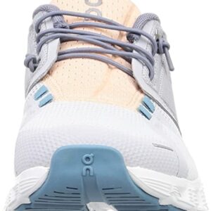 ON Women's Cloud 5 Push Sneakers, Glacier/Undyed White, 6