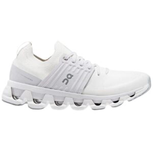 On Women's Cloudswift 3 Sneakers, White/Frost, 8 Medium US