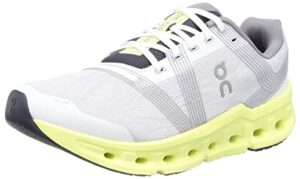 on women's cloudgo sneakers, frost/hay, white, green, 5 medium us