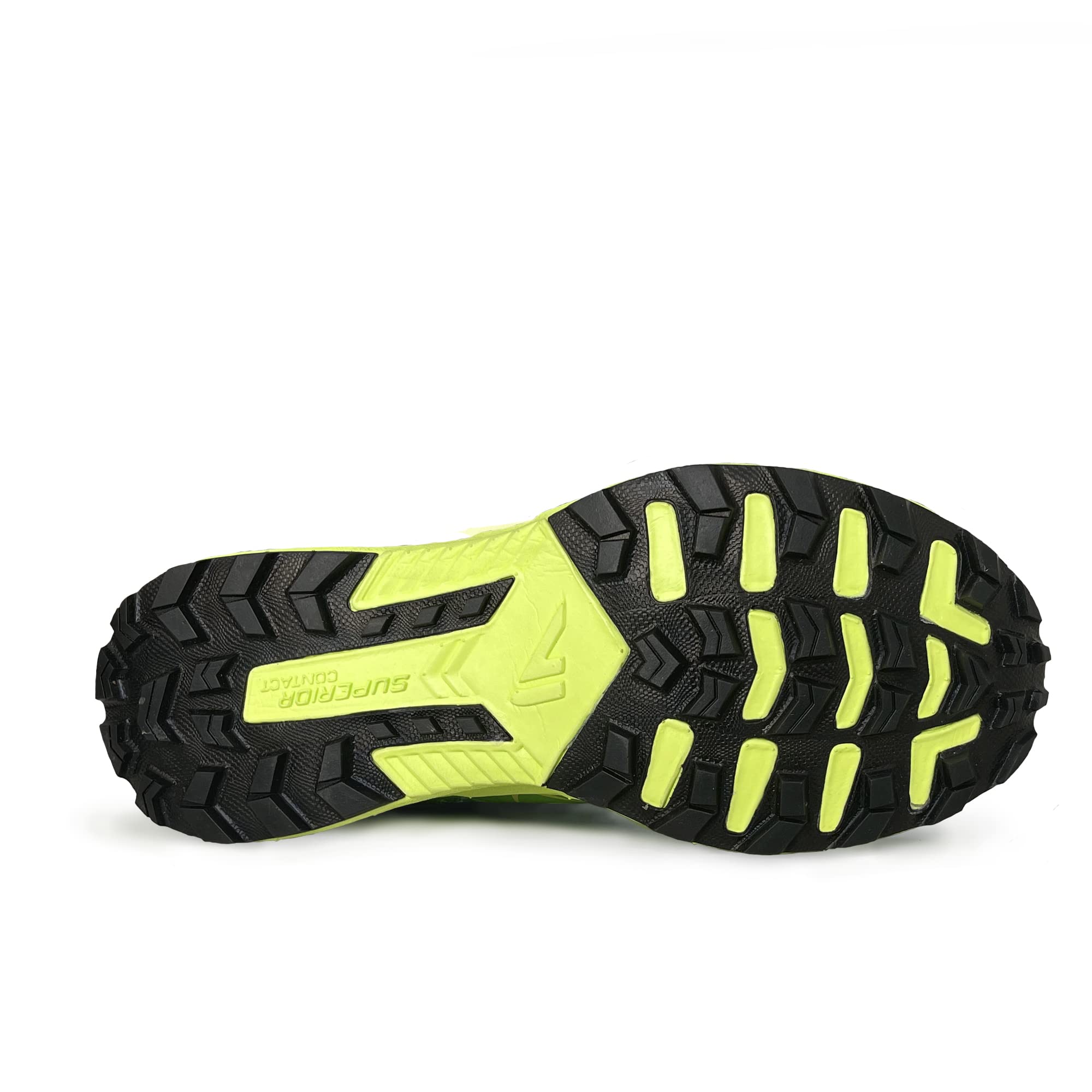 VJ Ultra 2 Long-Range Race Trail Running Shoes with Rock Plate and More Grip - M 6.5/W 8 Green