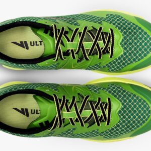 VJ Ultra 2 Long-Range Race Trail Running Shoes with Rock Plate and More Grip - M 6.5/W 8 Green