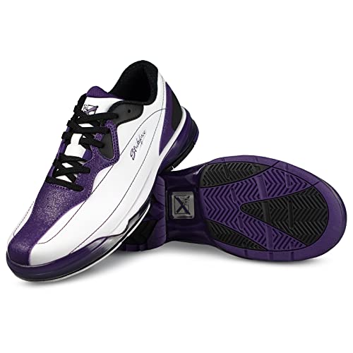 KR Strikeforce Dream White/Purple Right Hand Size 9 Performance Women's Bowling Shoe