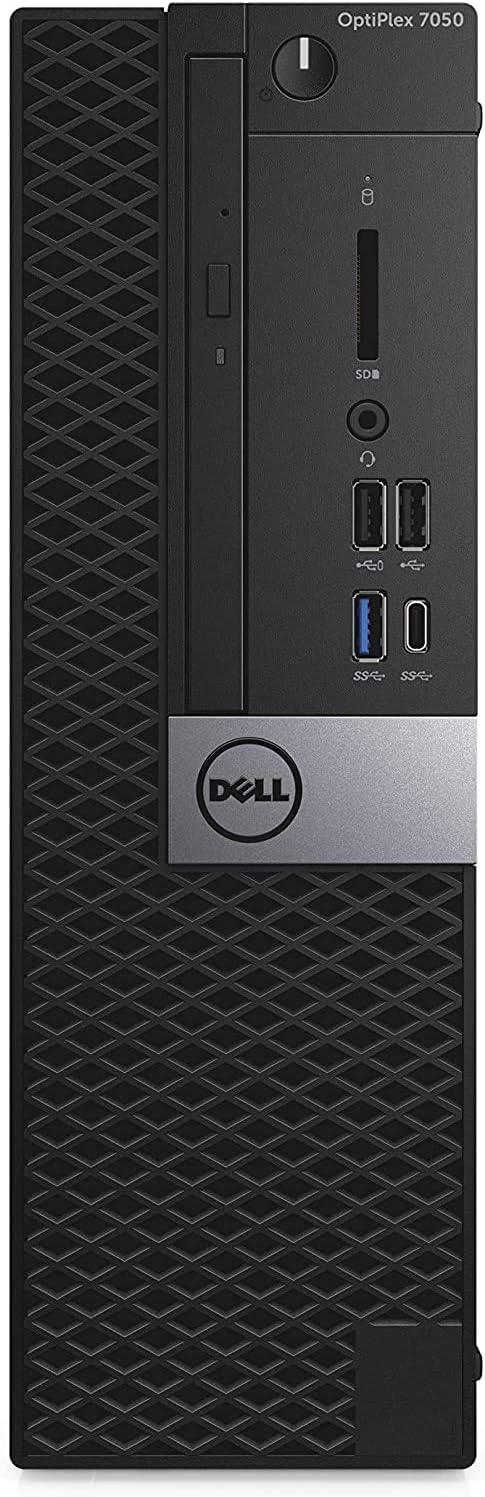 Dell OptiPlex 7050 Small Desktop Computer (SFF) | Quad Core Intel i5 (3.8GHz Turbo) | 16GB DDR4 RAM | 250GB SSD Solid State | WiFi-5G + Bluetooth | Windows 10 Pro | Home or Office PC (Renewed)