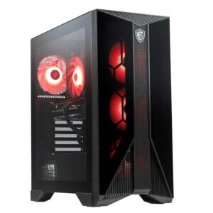 msi aegis zs gaming desktop amd ryzen r7-5700g (8-core), amd radeon rx 6600 8gb, 16g ddr4 3200mhz ram, 2tb hard drive + 500gb nvme m.2 solid state drive, windows 11 home, mouse and keyboard included